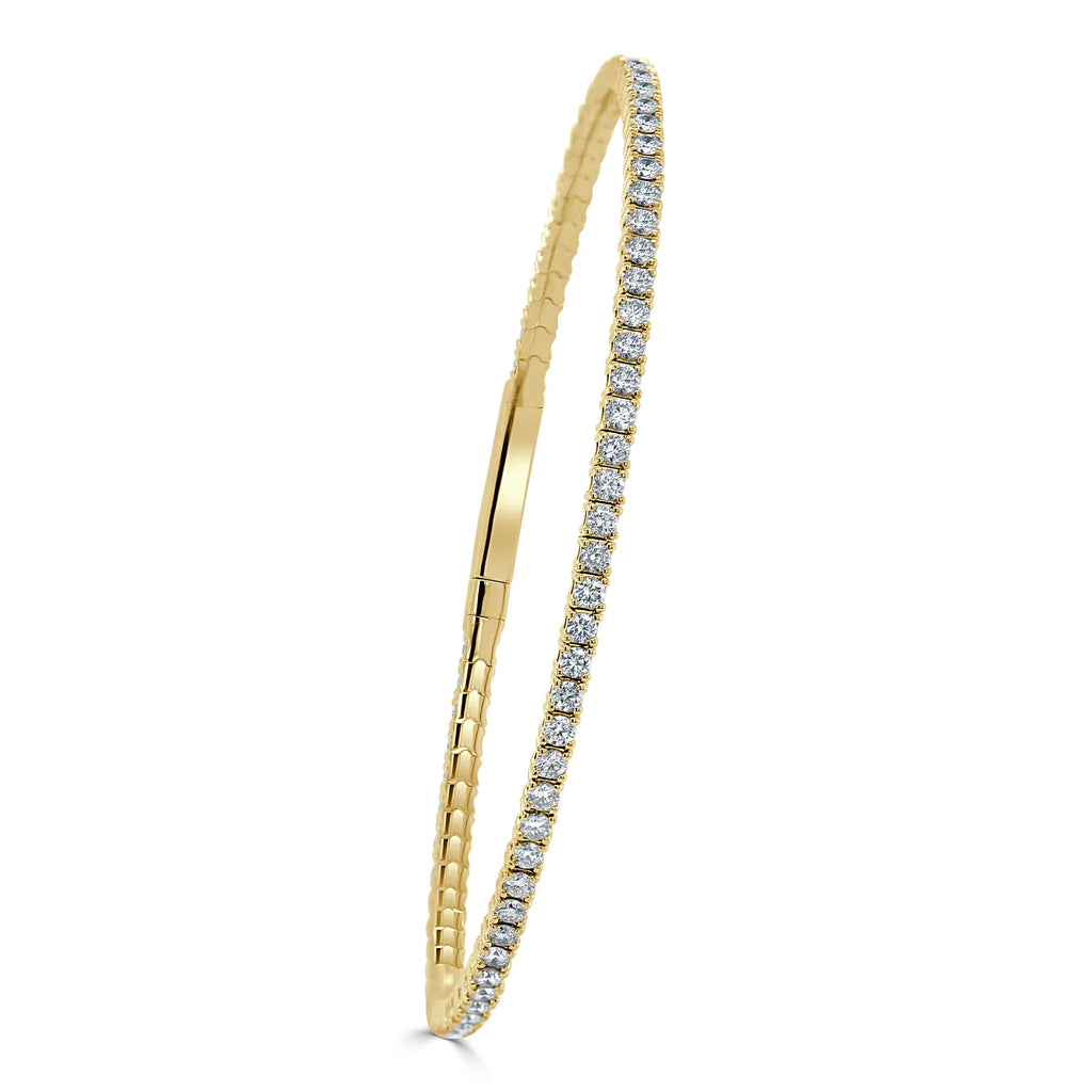 Sabrina Designs Co. 14k Yellow Gold & Diamond Flex Bracelet – YLANG ...